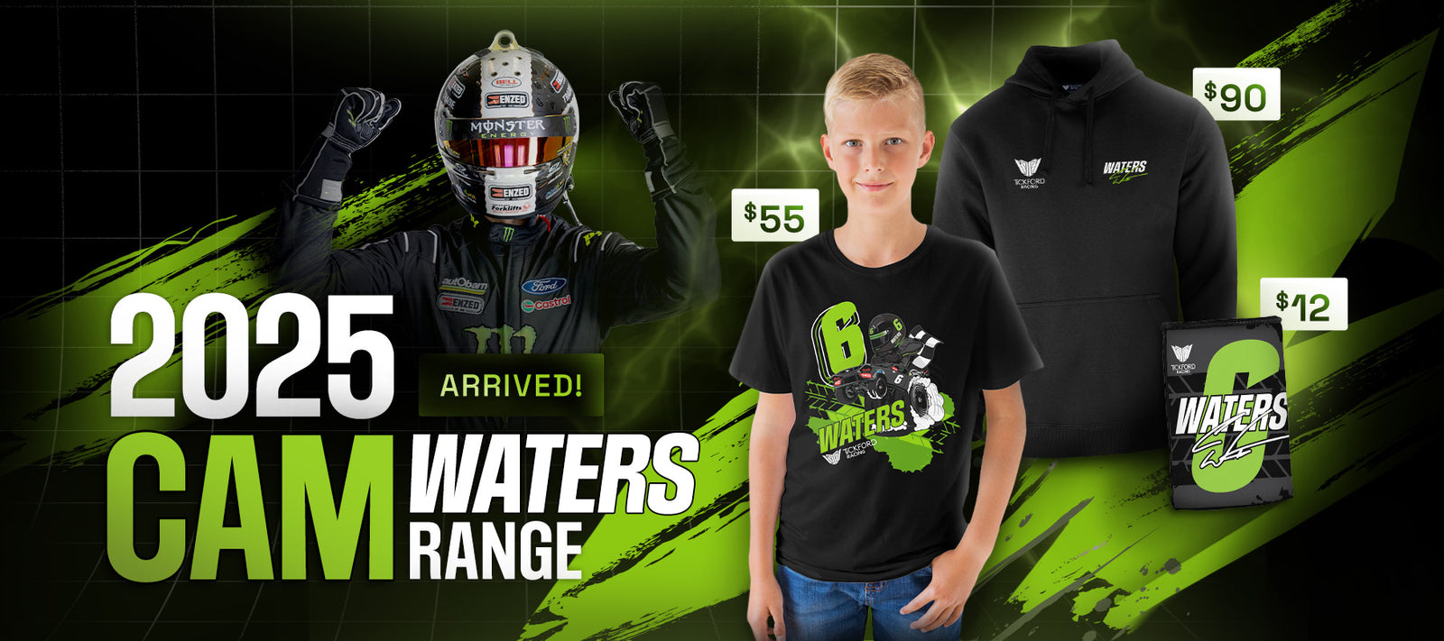Tickford, Monster, Cam Waters & Castrol Team Merchandise – Tickford ...