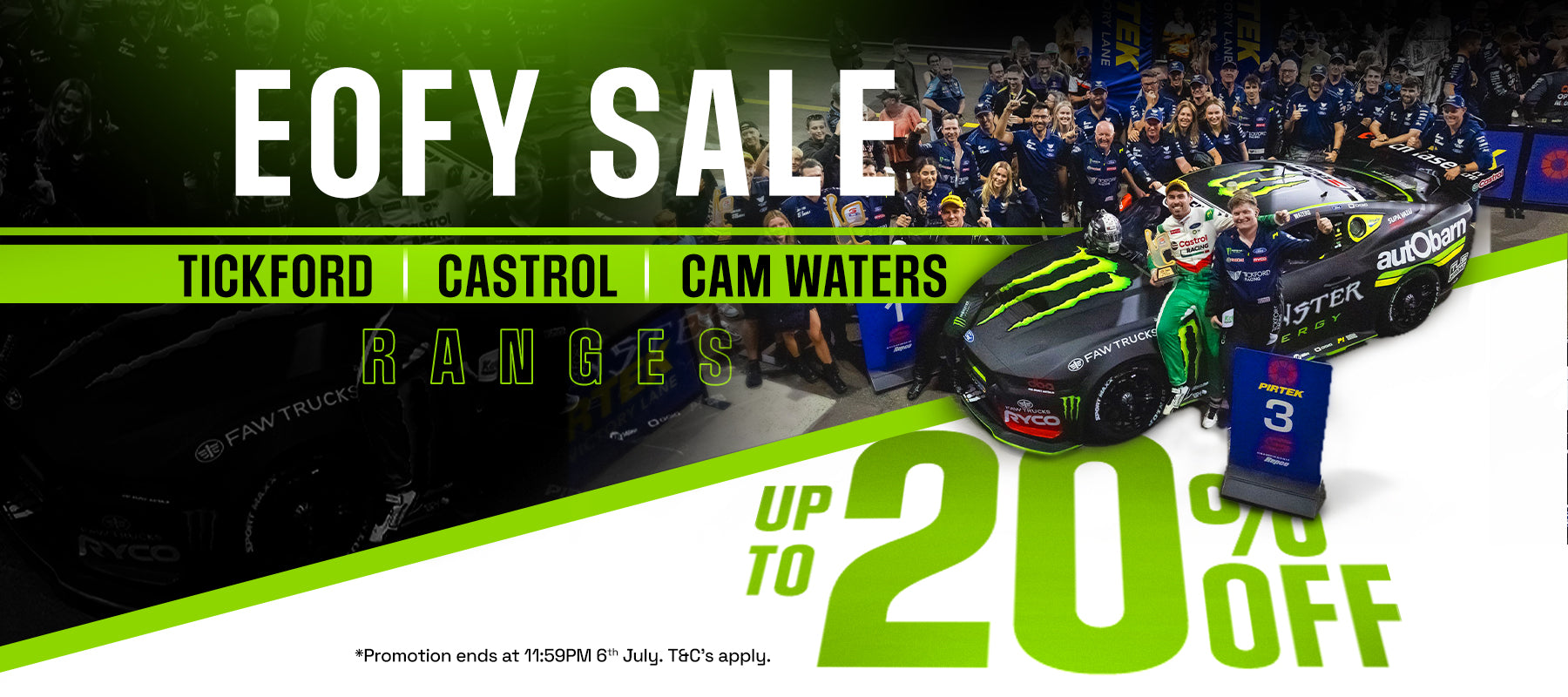 Tickford, Monster, Cam Waters & Castrol Team Merchandise – Tickford ...